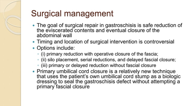 abdominal wall defect | PPTX