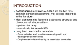 abdominal wall defect | PPTX