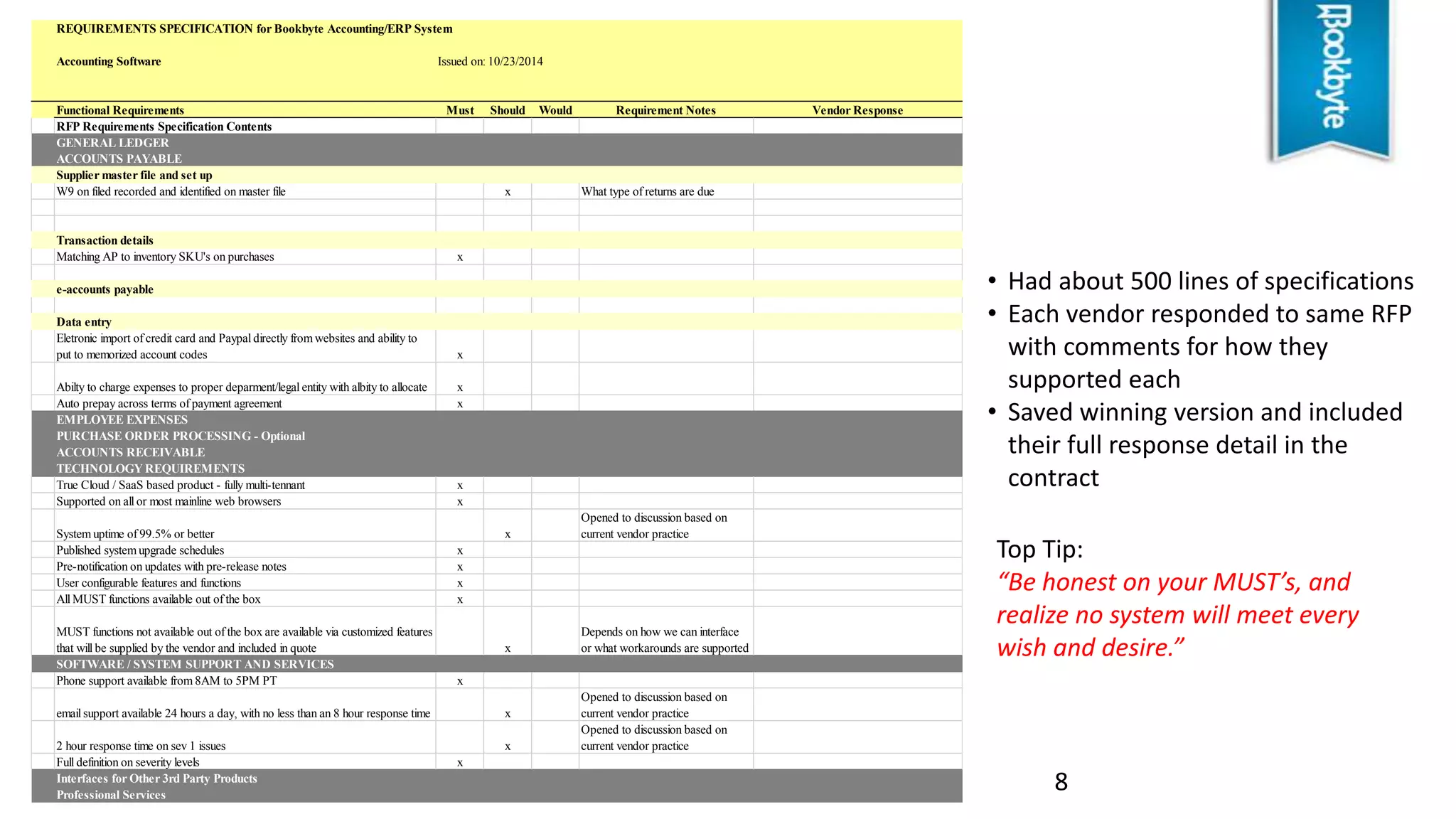 New accounting system implementation – Best Practices | PPTX
