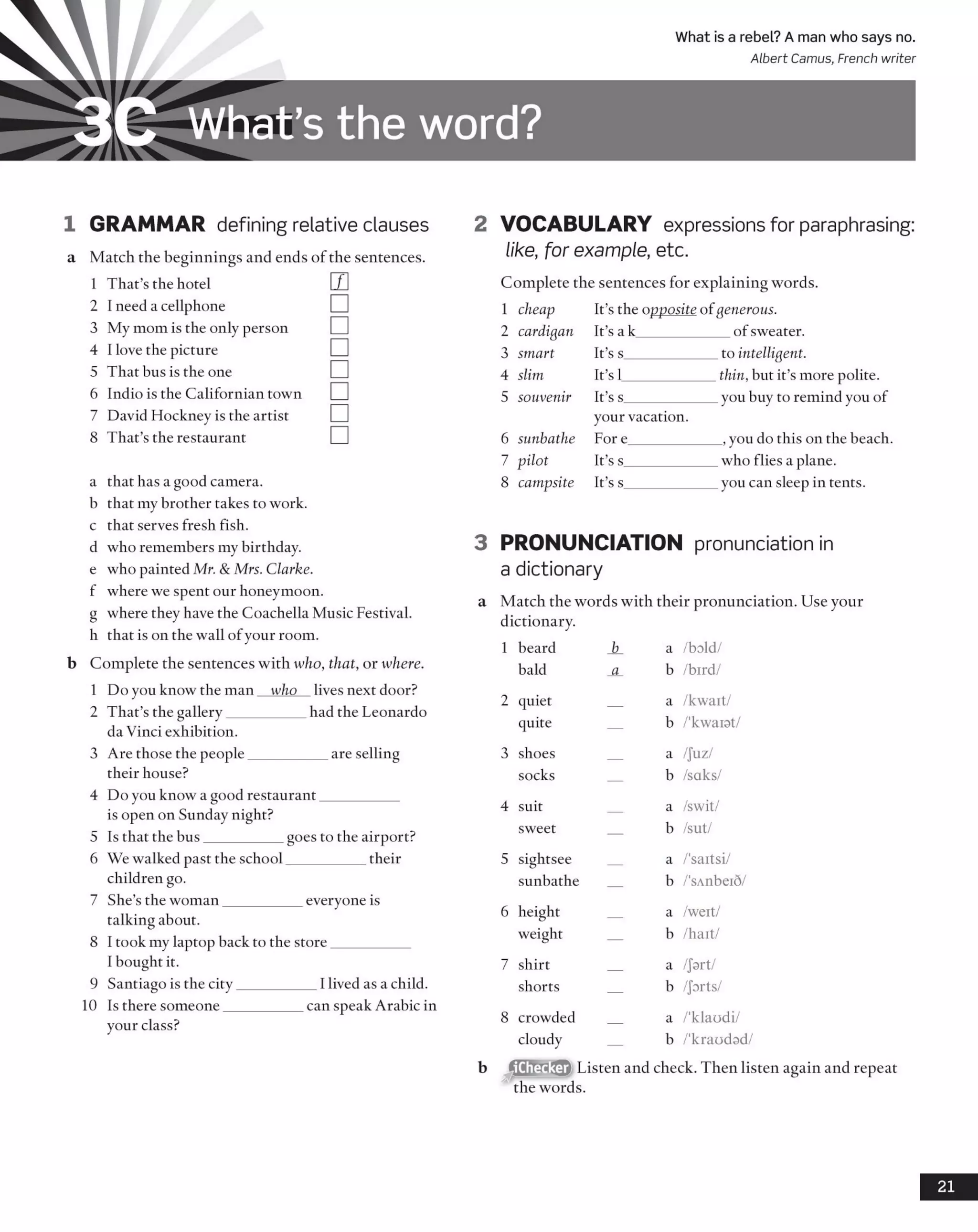 AMERICAN ENGLISH FILE 2 workbook | PDF
