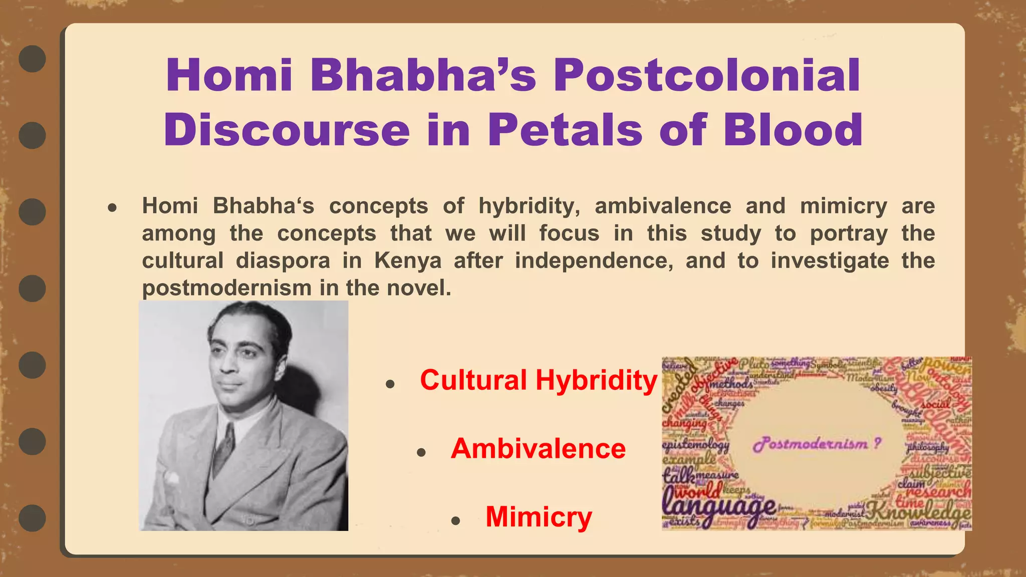 Postmodern spirit in Ngugi Wa Thiong’o’s Petals of Blood based on the ...