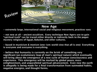 New Age Belief System | PDF