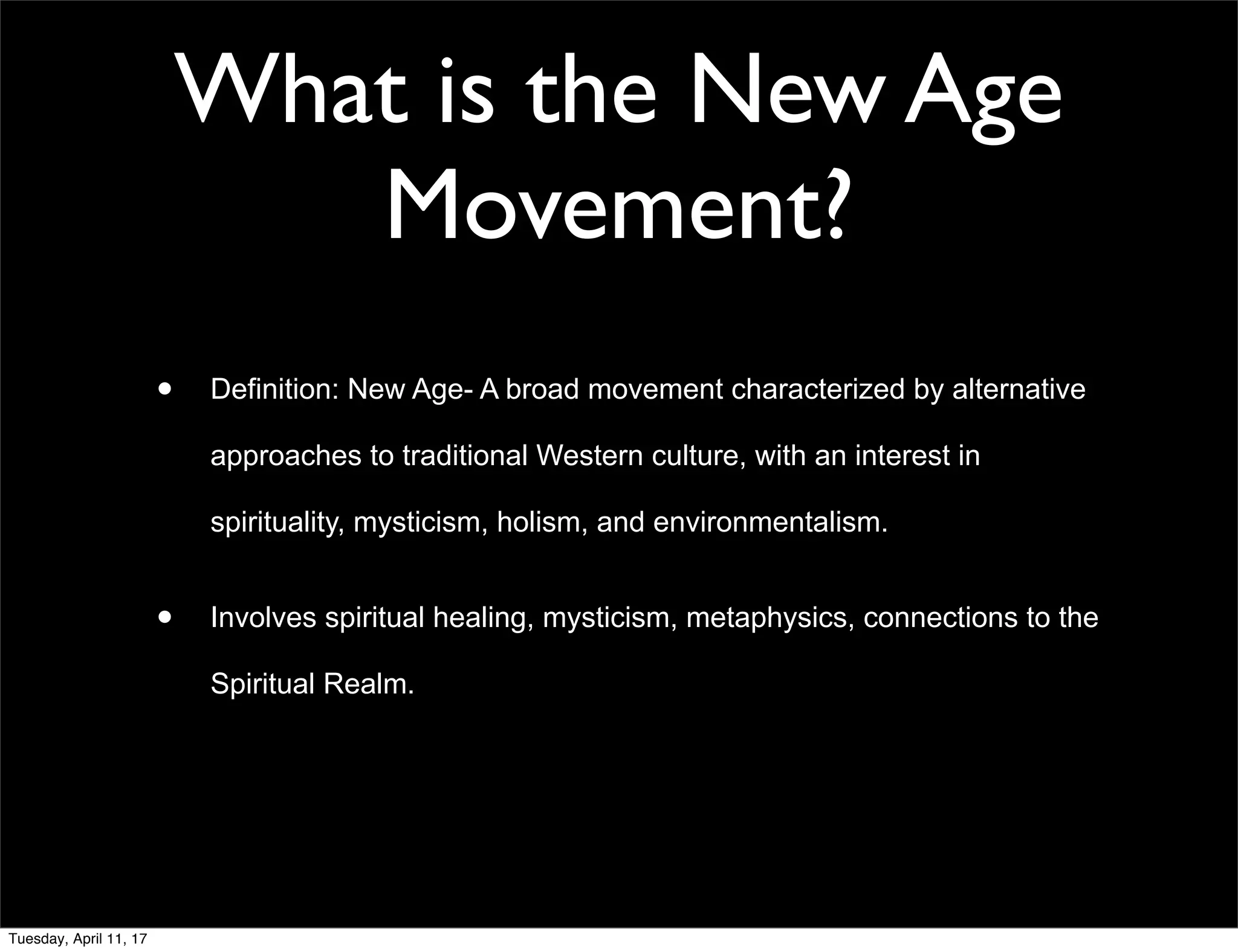 The New Age Movement and Culture | PDF