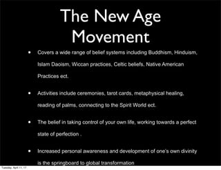 New Age Movement Beliefs