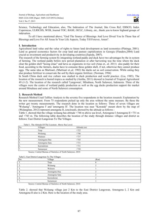 New agricultural land measurement adapted in langowan, minahasa, north sulawesi, indonesia | PDF
