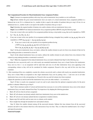 New algorithm for solving mixed intuitionistic fuzzy assignment problem | PDF