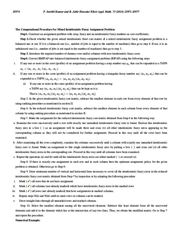 New algorithm for solving mixed intuitionistic fuzzy assignment probl…