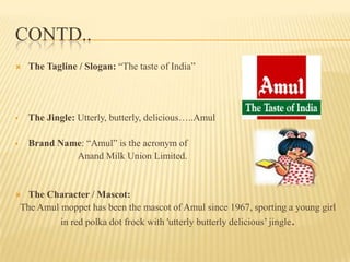 New amul the taste of india and a campaign | PPTX