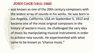 Grade 10 Music q1 New and electronic music | PPTX