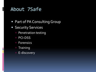 New and improved hacking oracle from web apps sumit sidharth | PPT