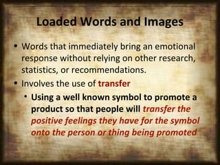 Animal Farm-Propaganda Persuasion and Advertising Techniques | PPT