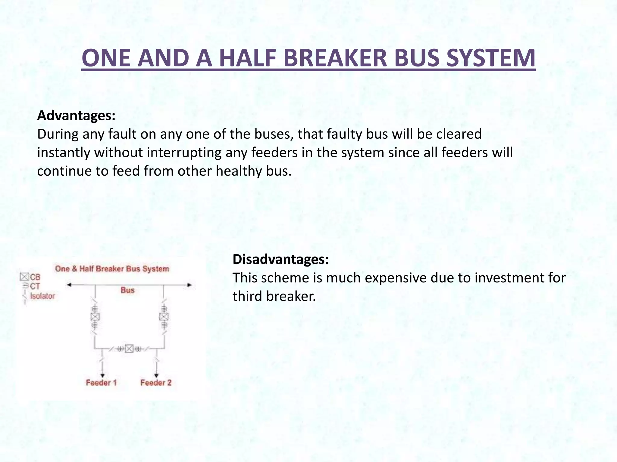 presentation on substation layout and BUS bar arrangement. | PPTX