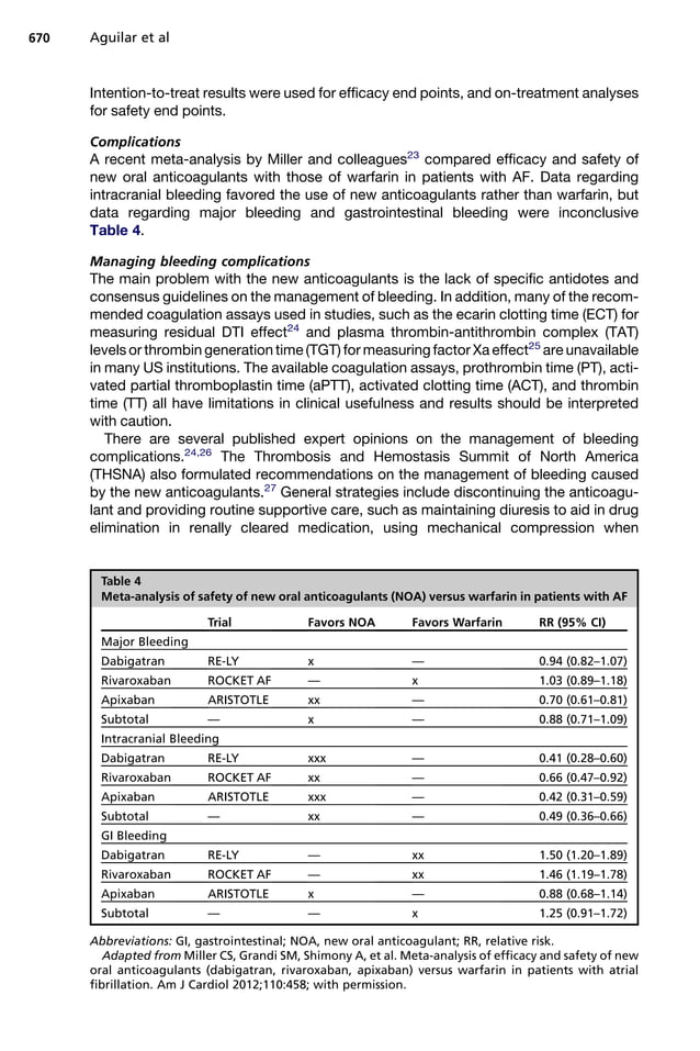 New anticoagulants (dabigatran, apixaban, rivaroxaban) for stroke ...