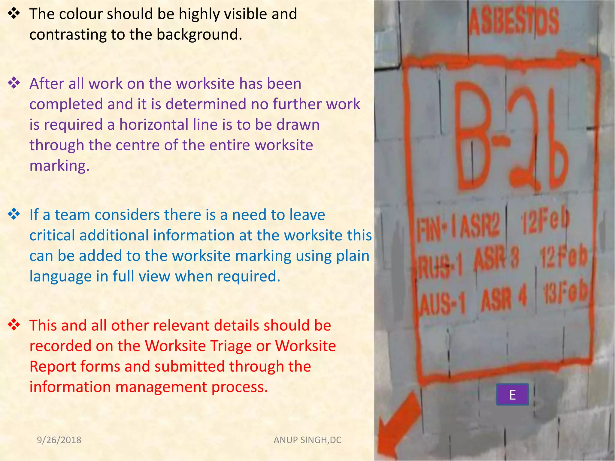 INSARAG MARKING | PPTX