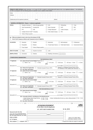 New Application Form of UTI - NIFTY NEXT 50 INDEX FUND (An open-ended ...