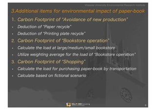 New approaches for quantification scheme of carbon footprint of paper ...