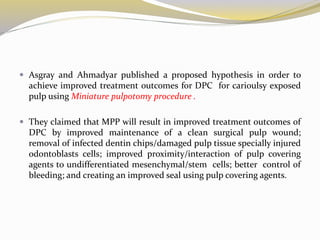 New approaches in vital pulp therapy in permanent teeth IEJ 2014 | PPT