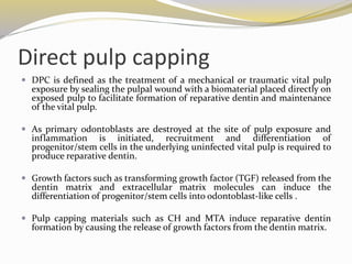 New approaches in vital pulp therapy in permanent teeth IEJ 2014 | PPT