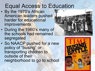 New approaches to civil rights | PPT