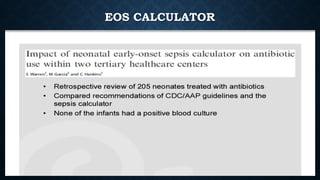 newborn sepsis evaluation | PPT