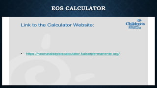 newborn sepsis evaluation | PPT