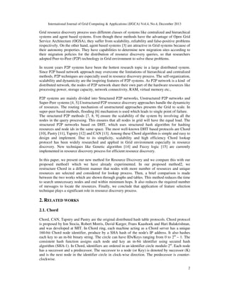 New approaches with chord in efficient p2p grid resource discovery | PDF | Computer Networking ...