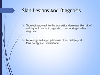 New Approach to Dermatological Diagnosis | PPTX