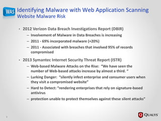 Don’t let Your Website Spread Malware – a New Approach to Web App ...