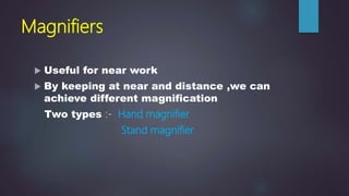 Low Vision Devices for Near | PPTX