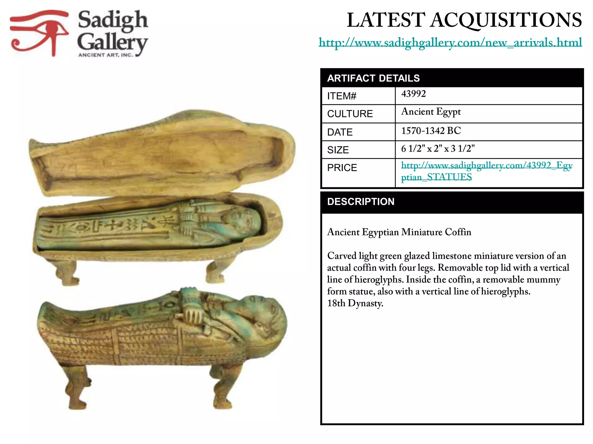 Sadigh Gallery New Artifacts | PPT