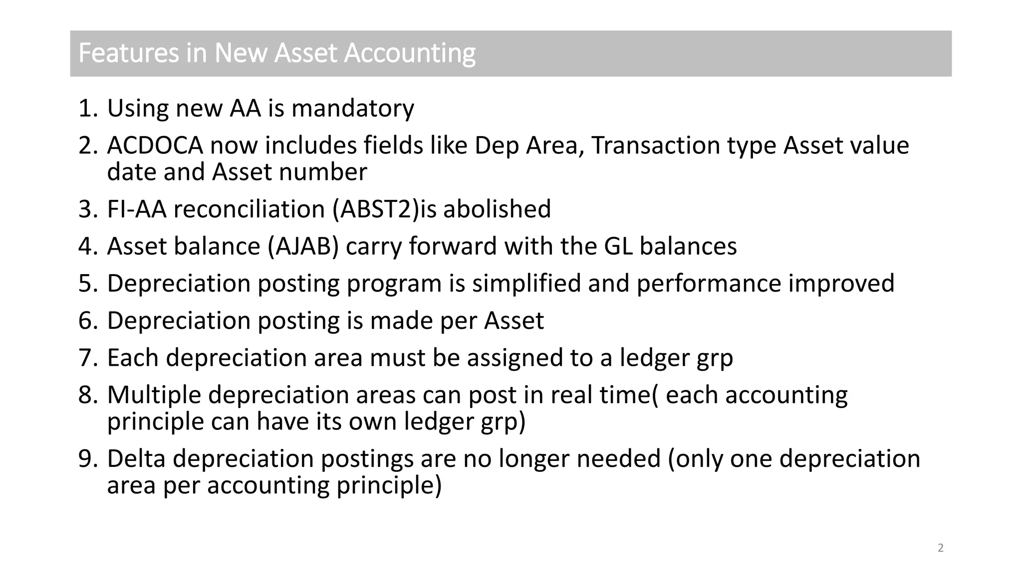 New Asset Accounting in S4 HANA | PPTX