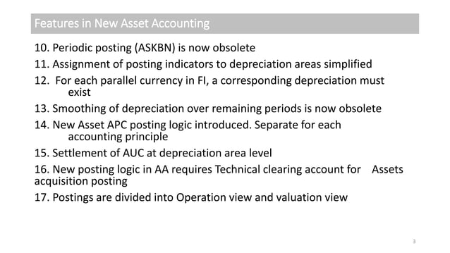 New Asset Accounting in S4 HANA | PPTX