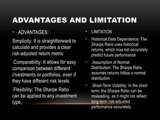 Sharpe model portfolio analysis and technical analysis | PPTX
