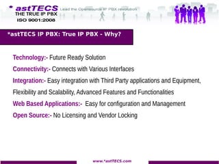 *asttecs ippbx Presentation | PPT