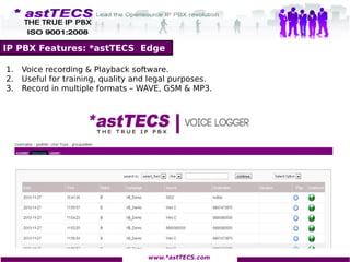 *asttecs ippbx Presentation | PPT