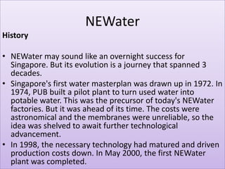 NEWater | PPT