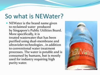 Ne water | PPTX