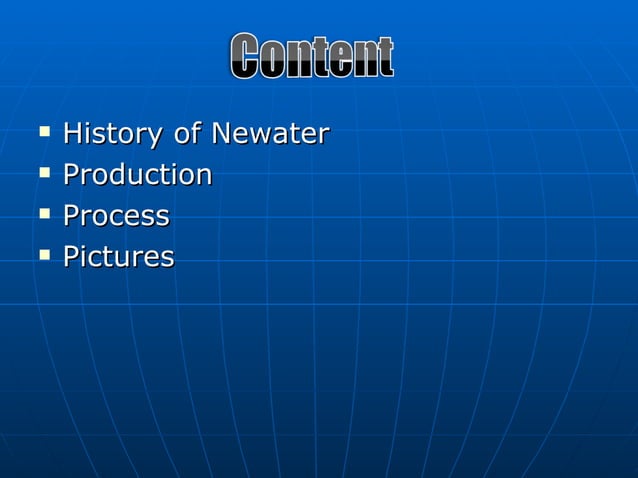 Newater powerpoint | PPT