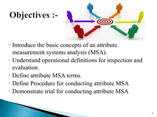 Attribute measurement analysis | PPTX