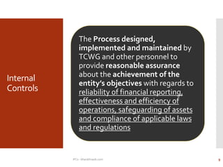 Internal Controls over Financial Reporting in the Indian Context | PPTX