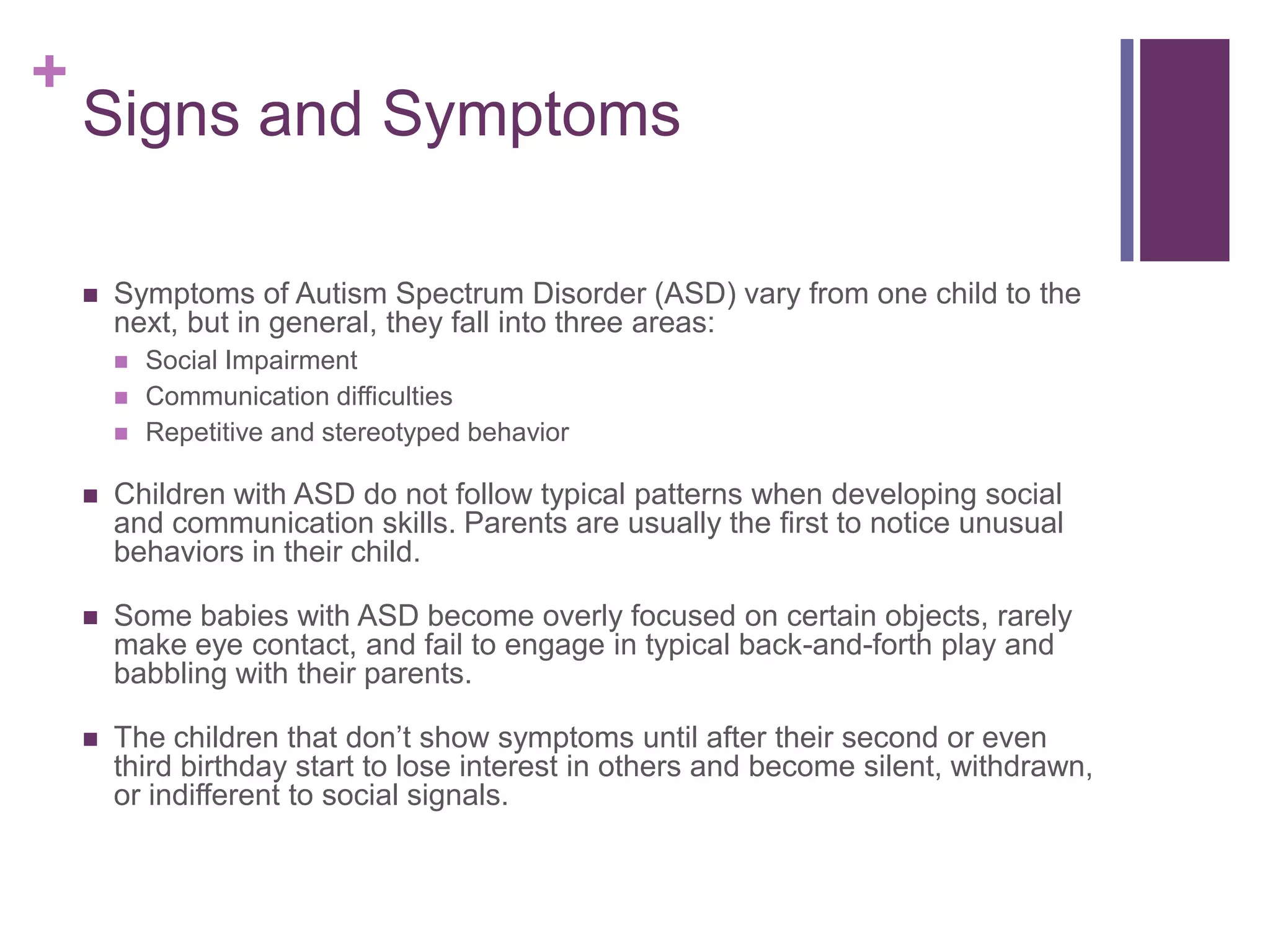 New autism spectrum disorder (asd) | PPT