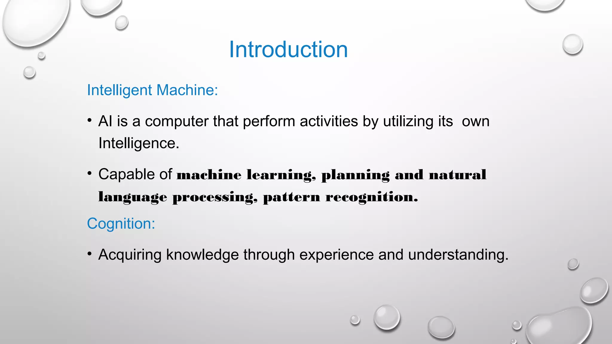 Intelligent Machine On Cognitive Methodological Development | PPT