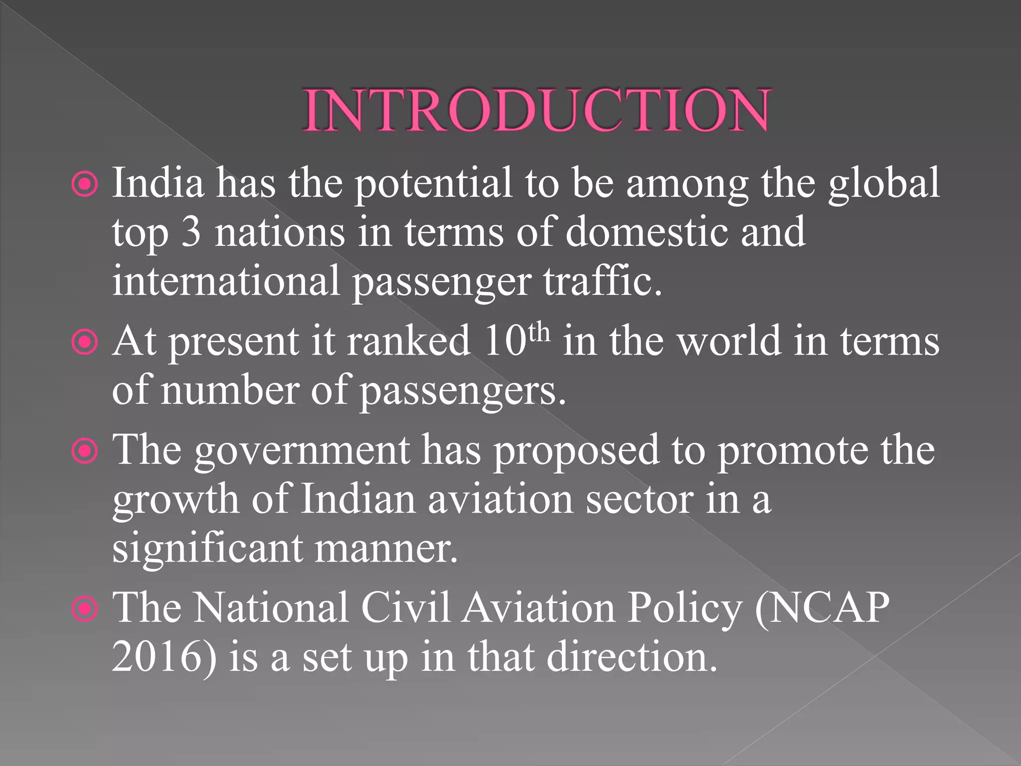 New Aviation Policy | PPTX