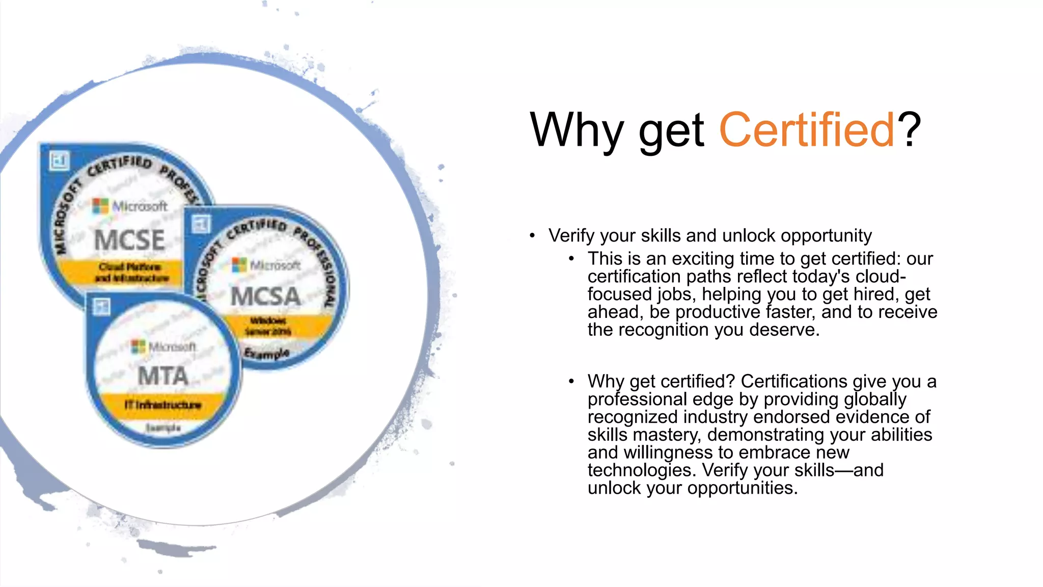 Microsoft Azure New Certification Training roadmap | PPTX