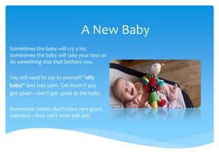 New baby social story | PPTX | Parenting Babies and Toddlers | Parenting