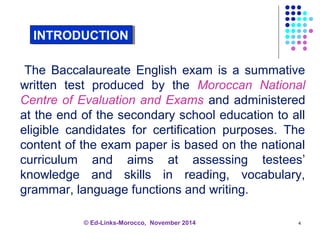 New bac specifications meeting ppt | PPT