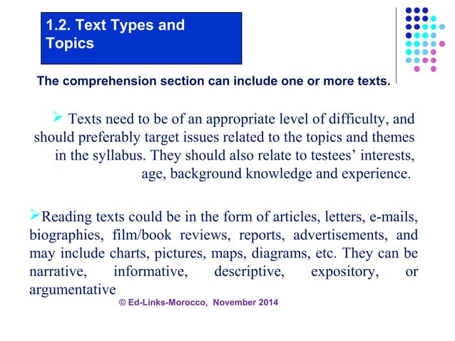 New bac specifications meeting ppt | PPT