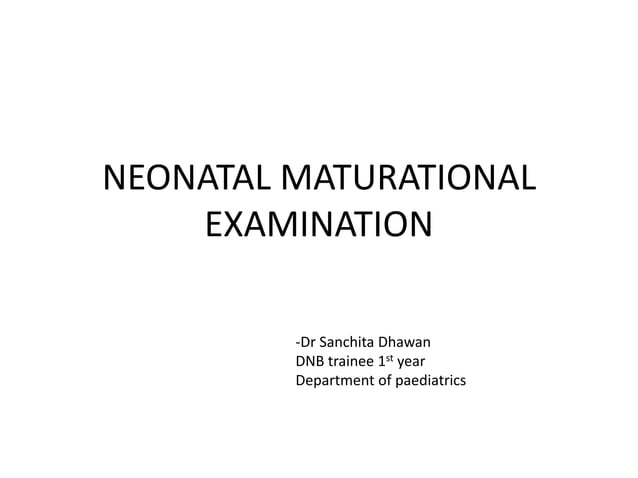 New ballard score | PPTX