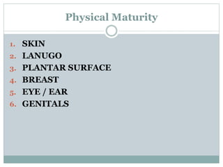 New ballard score | PPTX