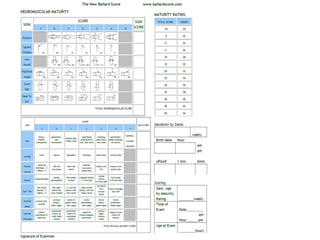 New ballard score | PPT